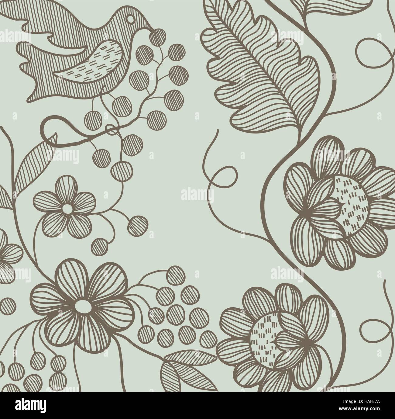 Ornamental stem Stock Vector Images - Alamy