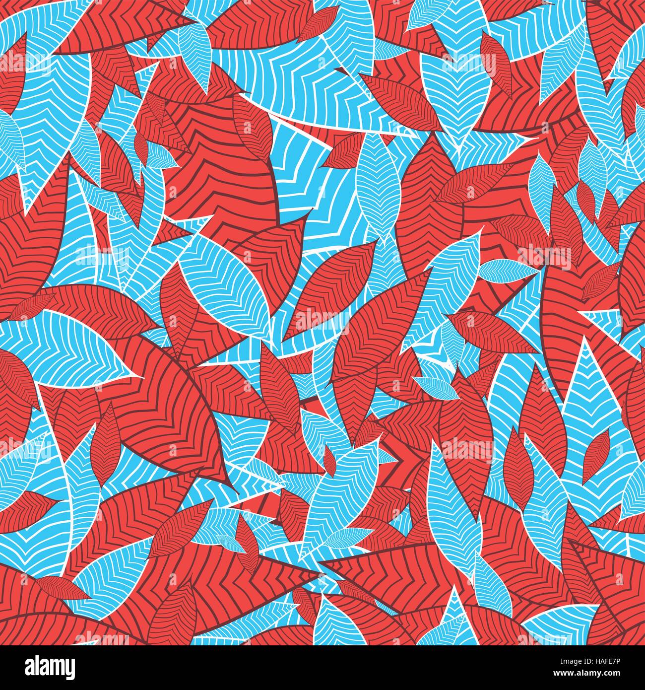 Seamless Leaf Pattern Stock Vector Image & Art - Alamy