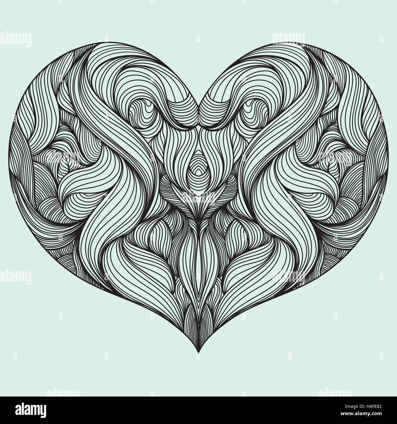 Shape of heart Stock Vector Image & Art - Alamy