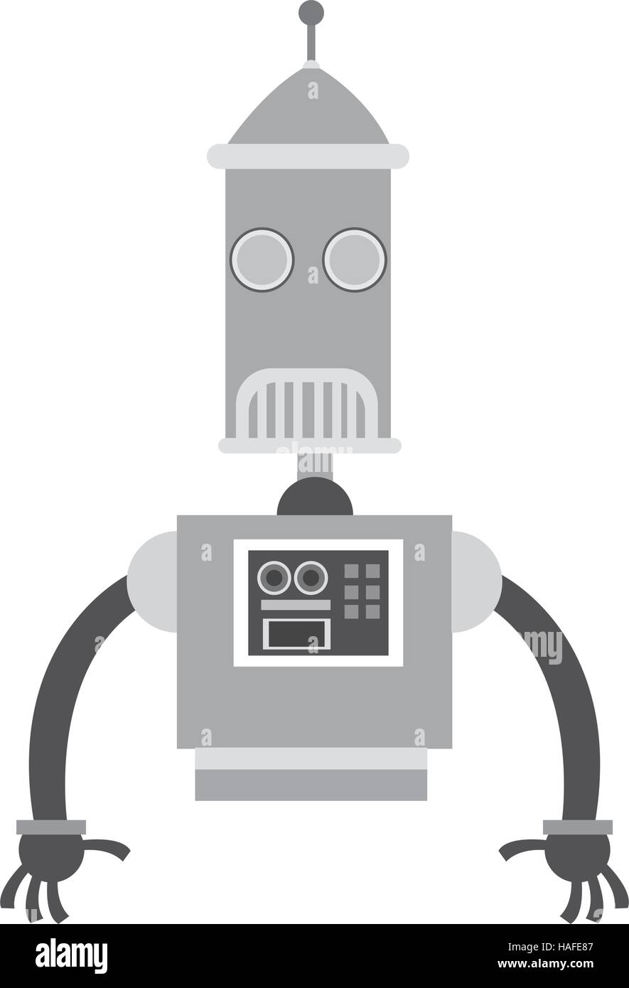 Isolated robot cartoon design Stock Vector Image & Art - Alamy