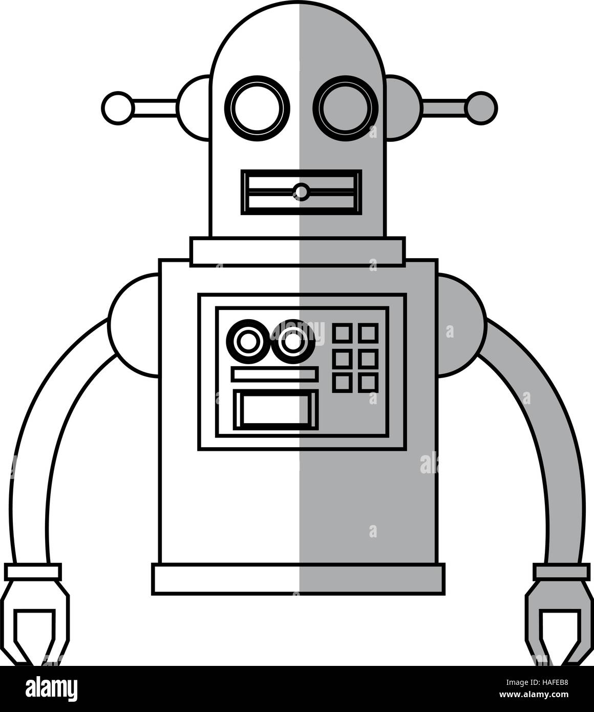 Isolated robot cartoon design Stock Vector Image & Art - Alamy
