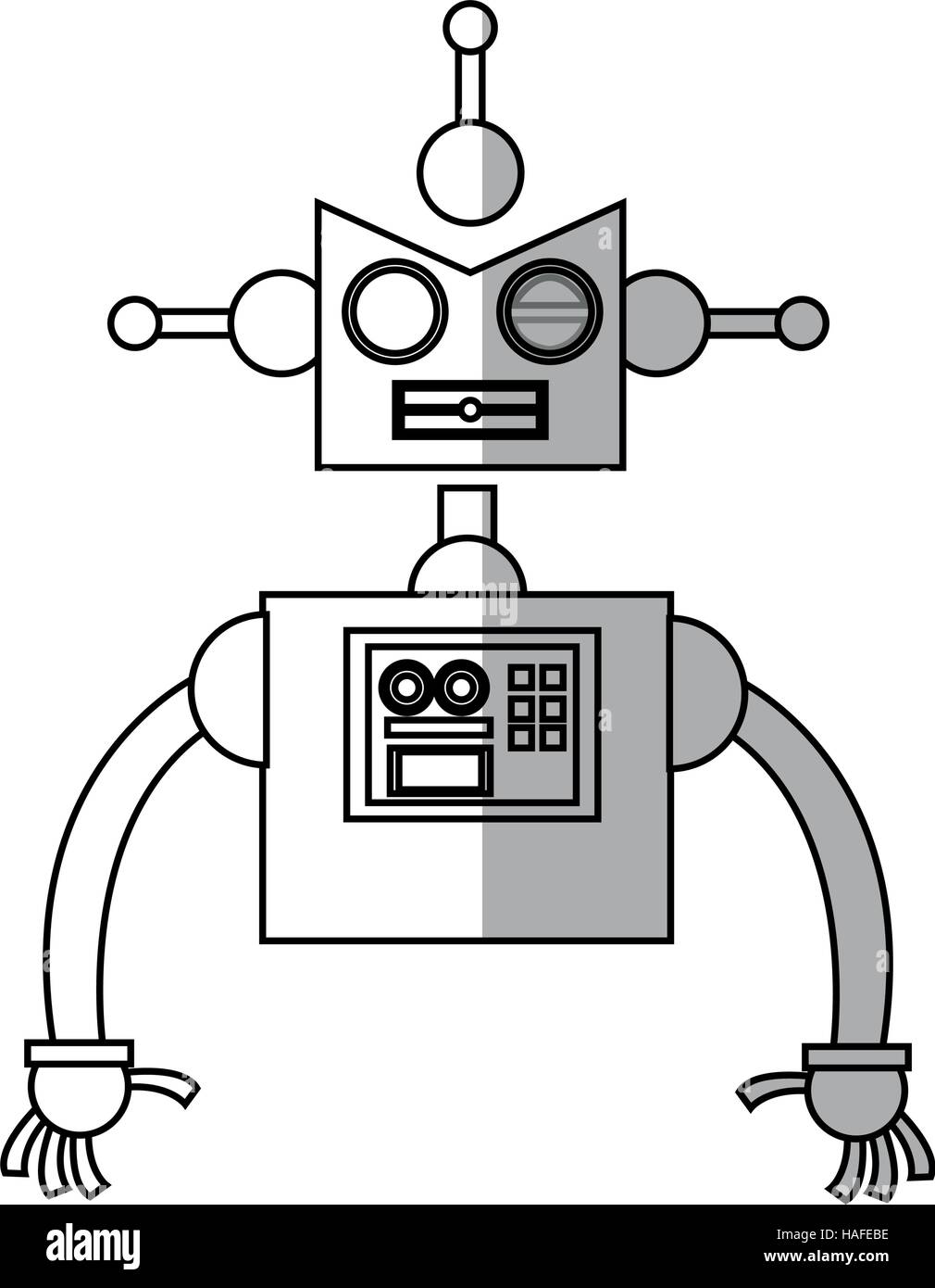 Isolated robot cartoon design Stock Vector Image & Art - Alamy