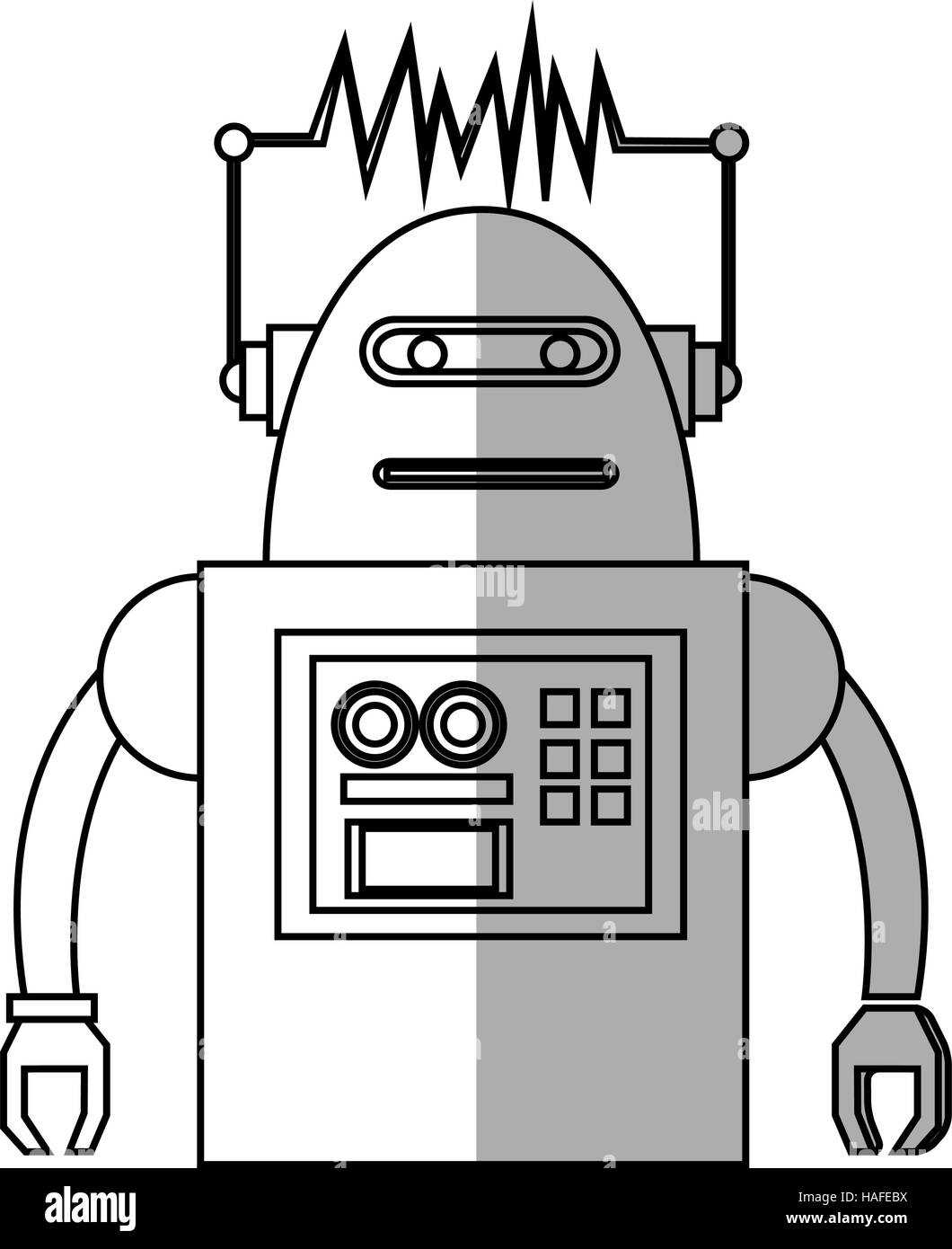 Isolated robot cartoon design Stock Vector Image & Art - Alamy