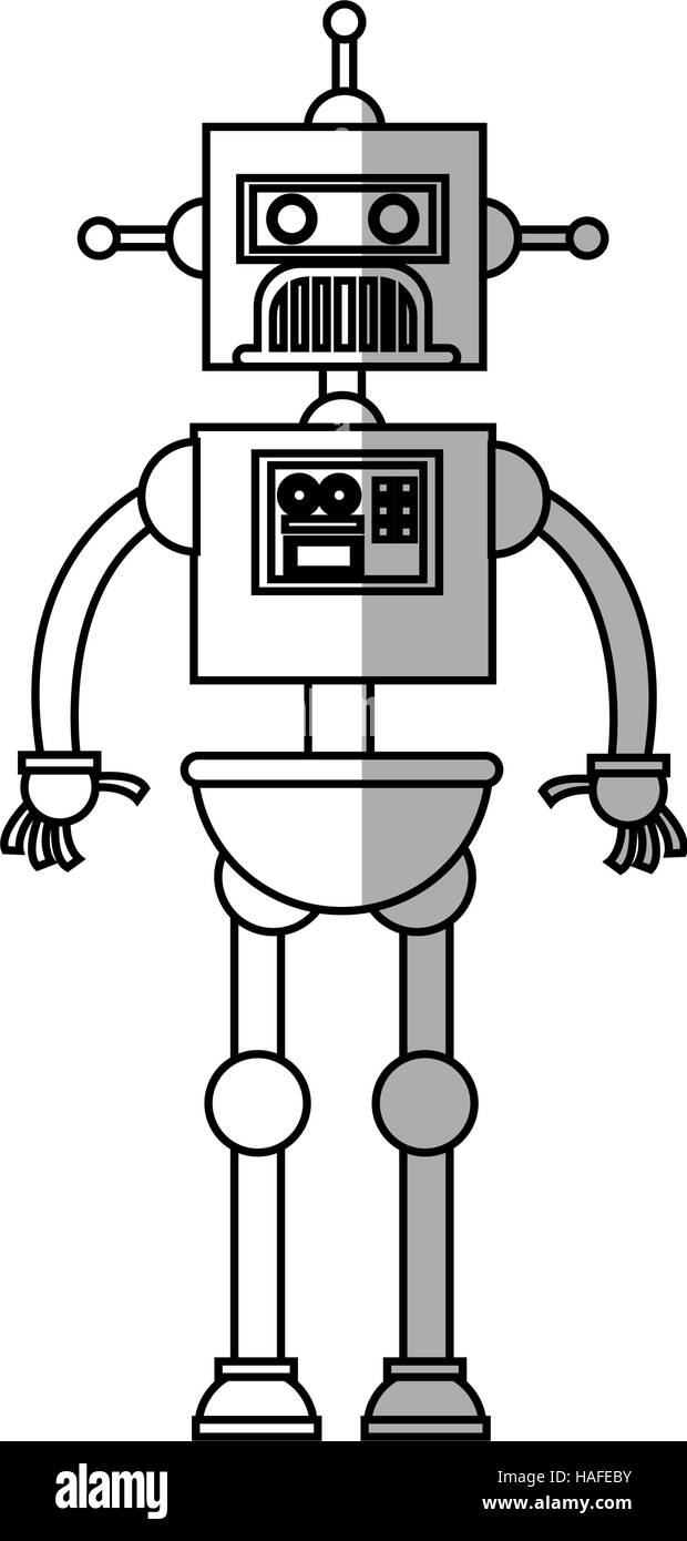 Isolated robot cartoon design Stock Vector Image & Art - Alamy