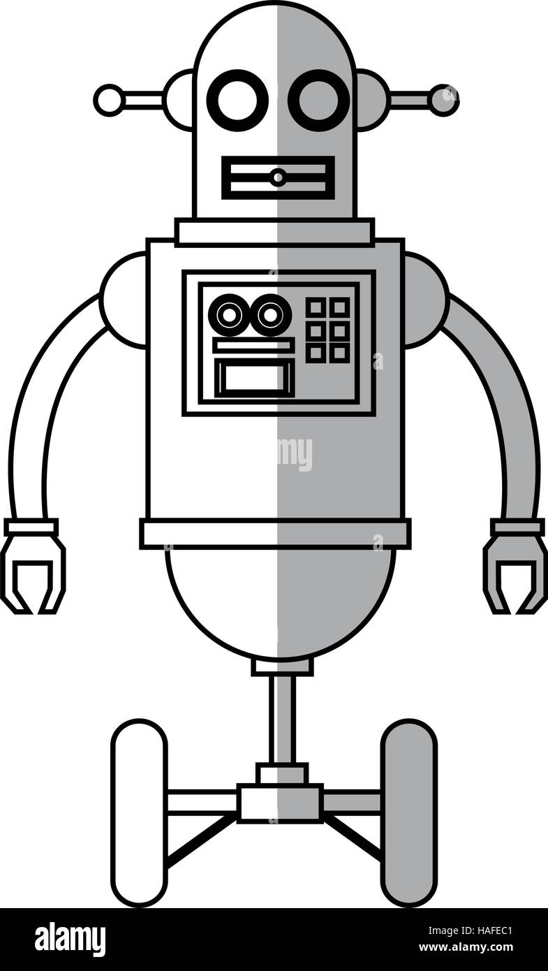 Isolated robot cartoon design Stock Vector Image & Art - Alamy