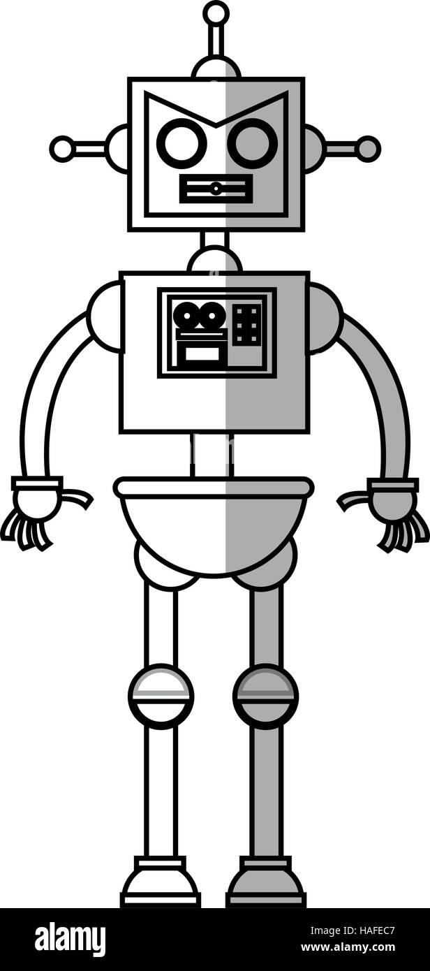 Isolated robot cartoon design Stock Vector Image & Art - Alamy