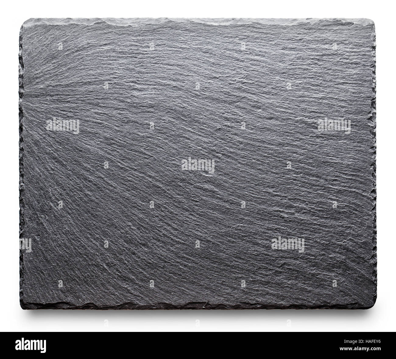 Textured slate board for dishes isolated on white background Stock ...