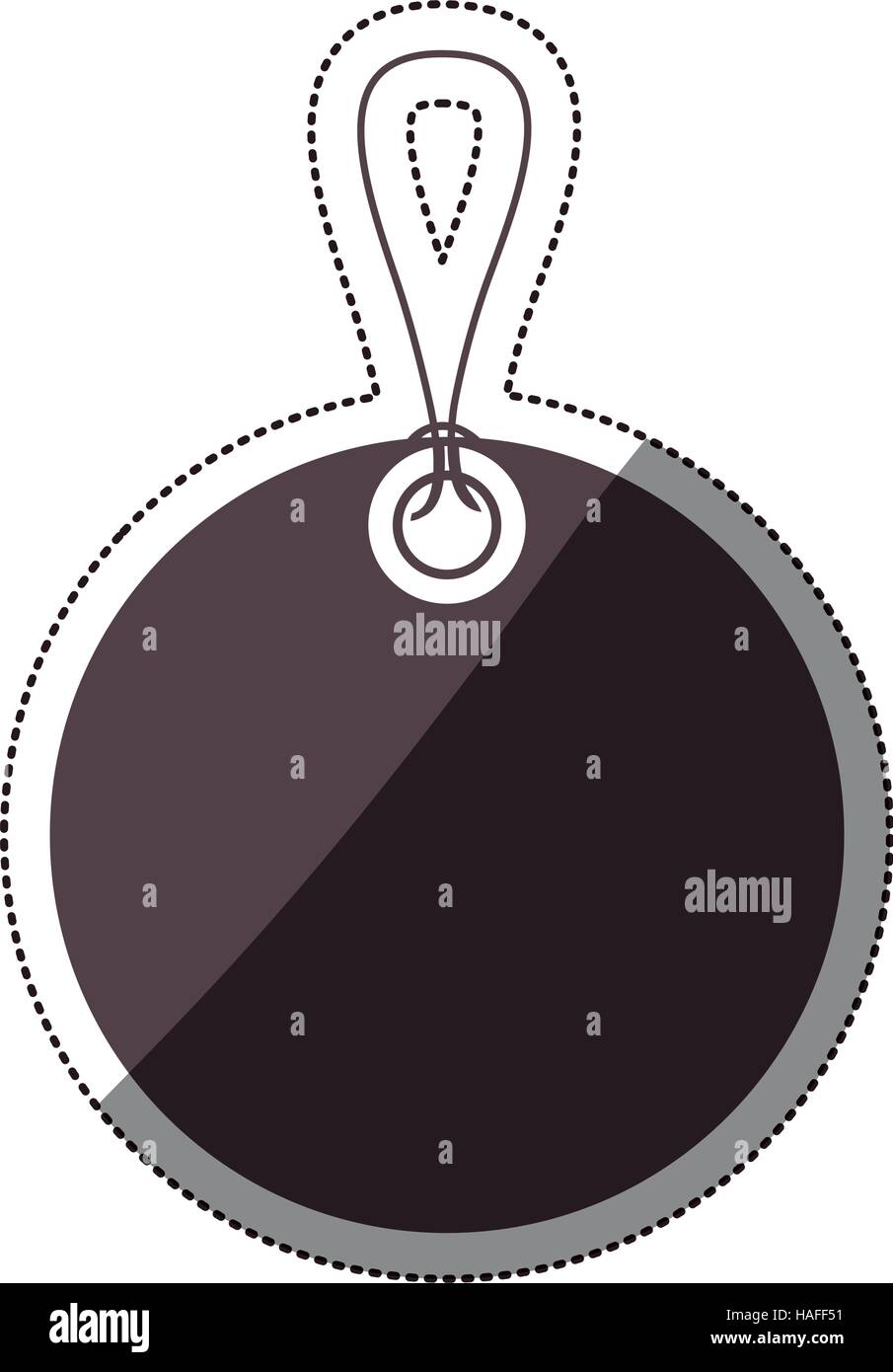 Black hang label icon. Tag banner product and decoration theme ...