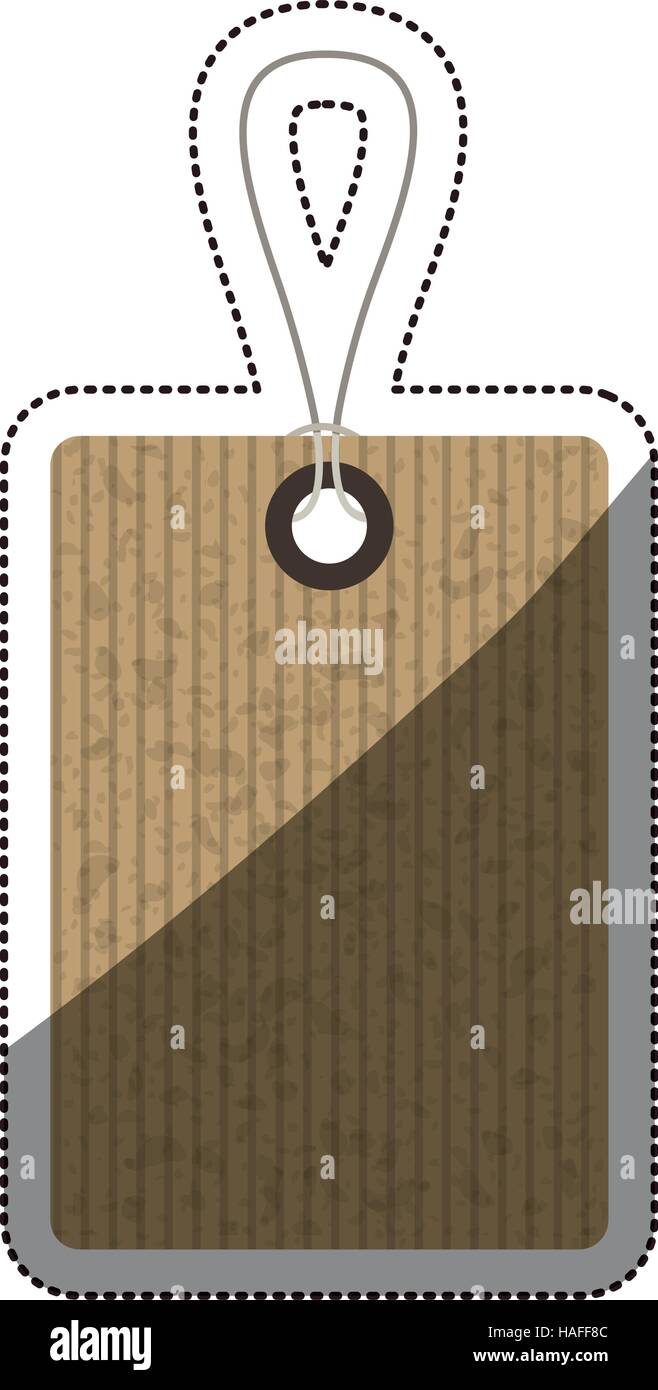 Paper hang label icon. Tag banner product and decoration theme ...