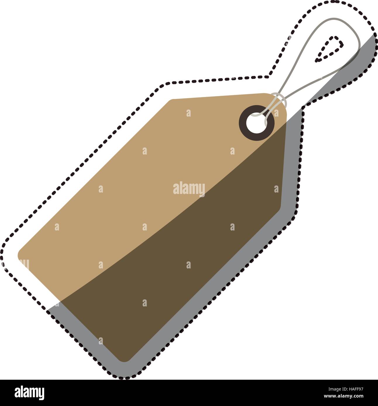 Paper hang label icon. Tag banner product and decoration theme ...