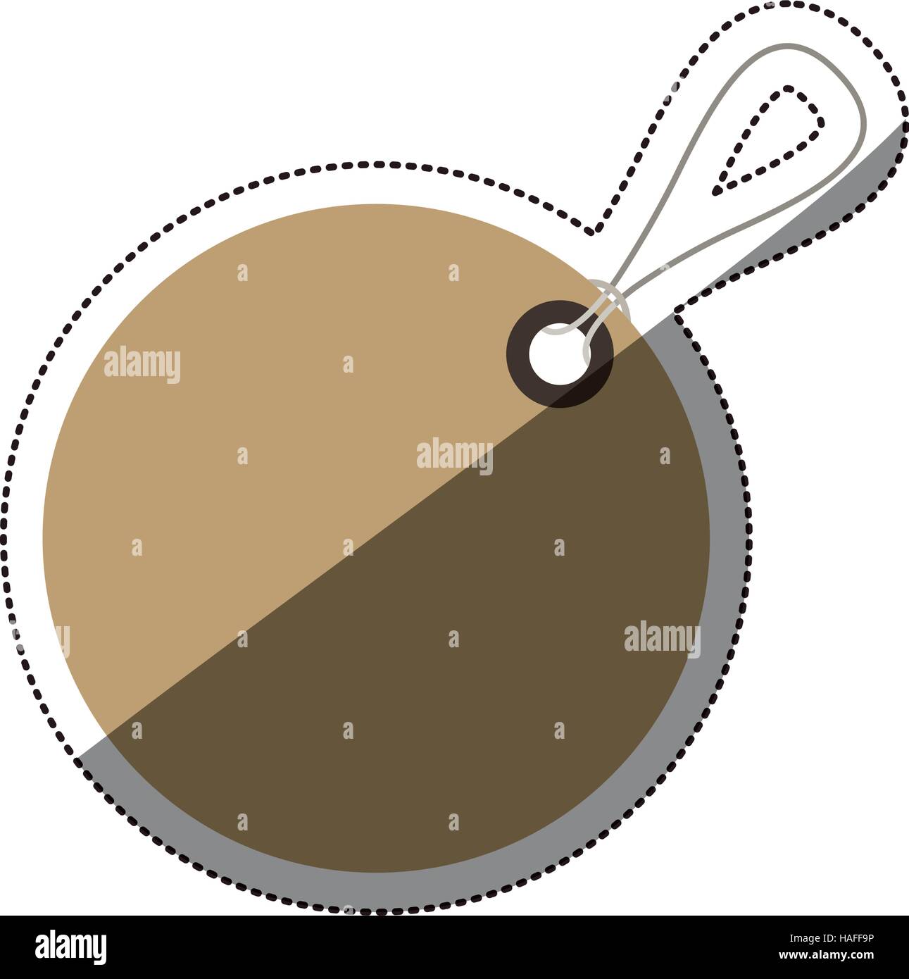 Paper hang label icon. Tag banner product and decoration theme ...