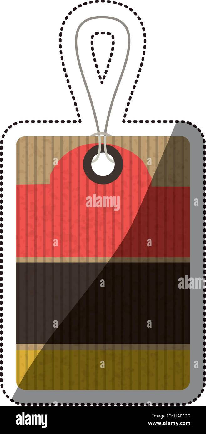 Paper hang label icon. Tag banner product and decoration theme ...