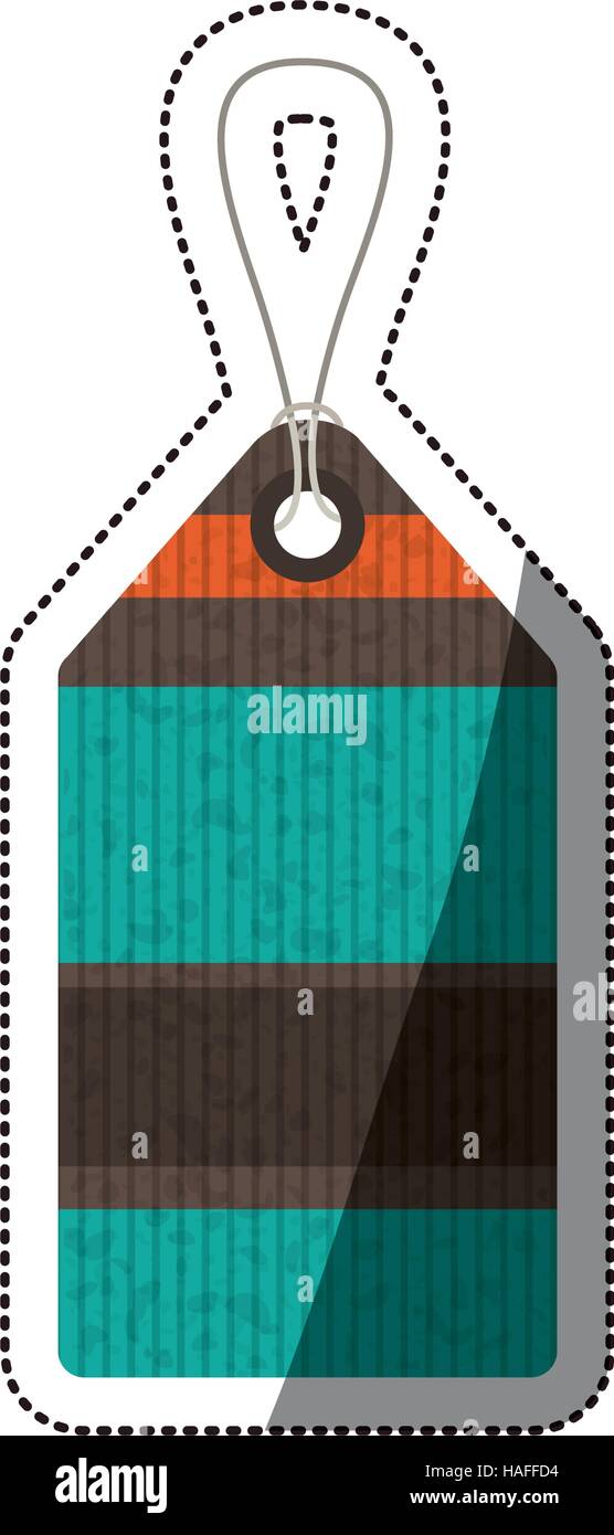 Paper hang label icon. Tag banner product and decoration theme ...