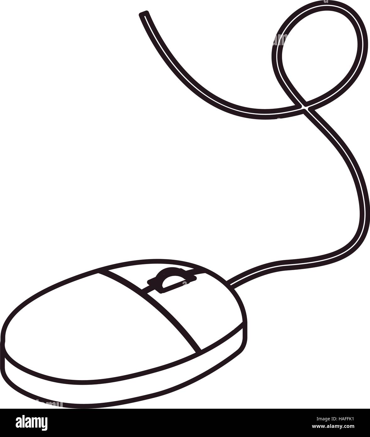 Mouse icon. Device gadget technology and electronic theme. Isolated ...