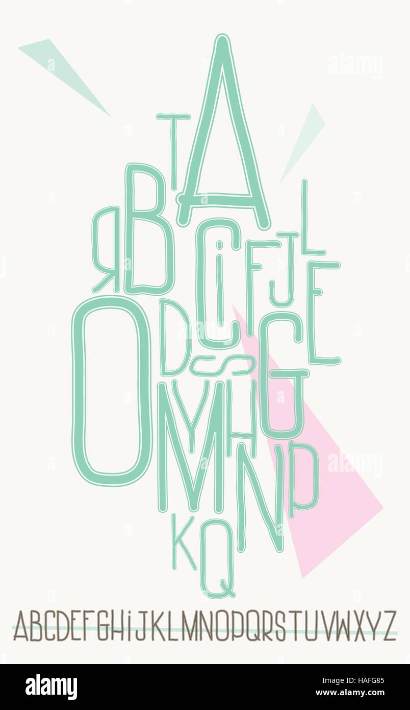 Turquoise capital alphabet letters Stock Vector Image & Art - Alamy