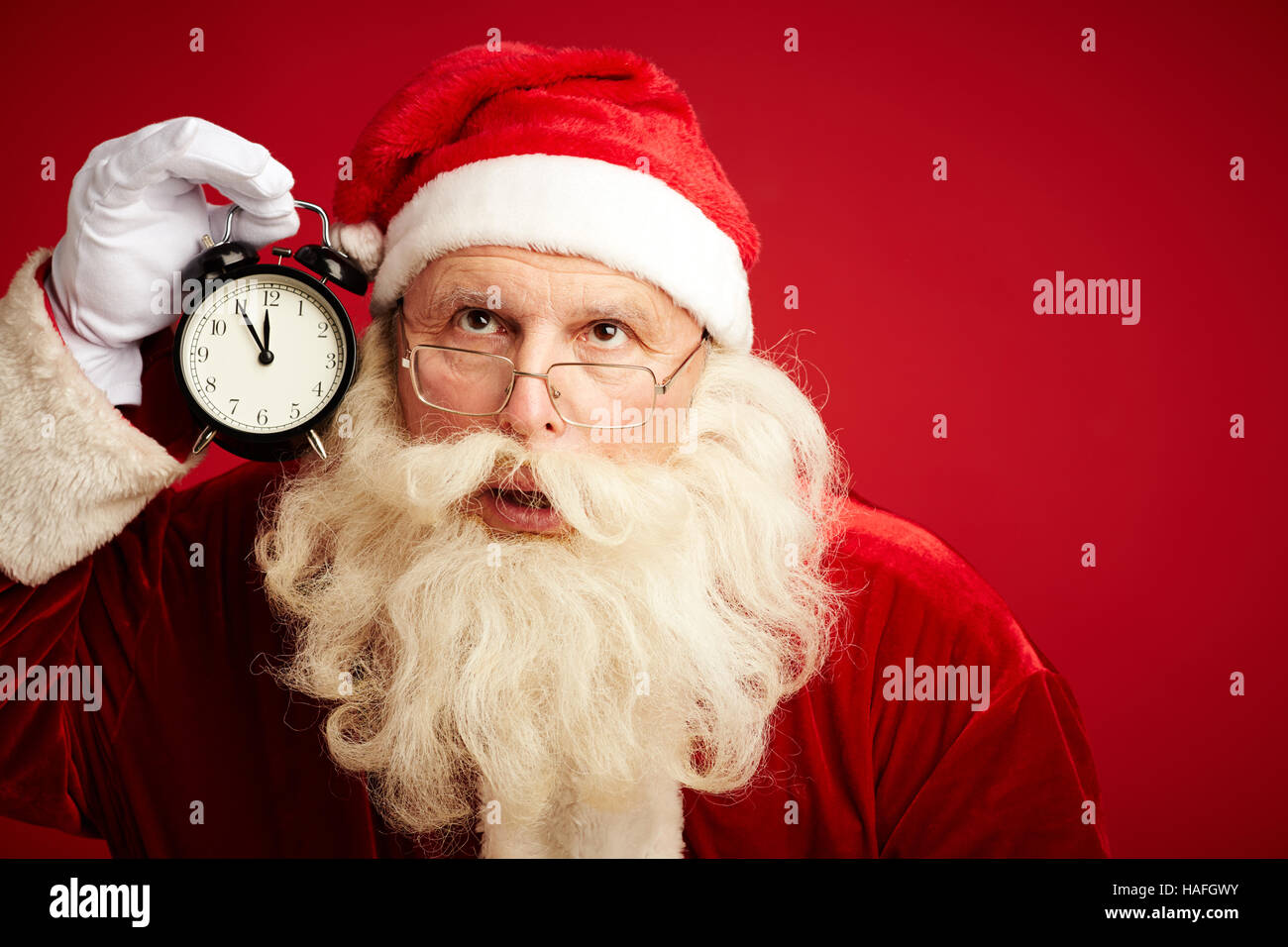 Alarm clock santa claus hi-res stock photography and images - Alamy