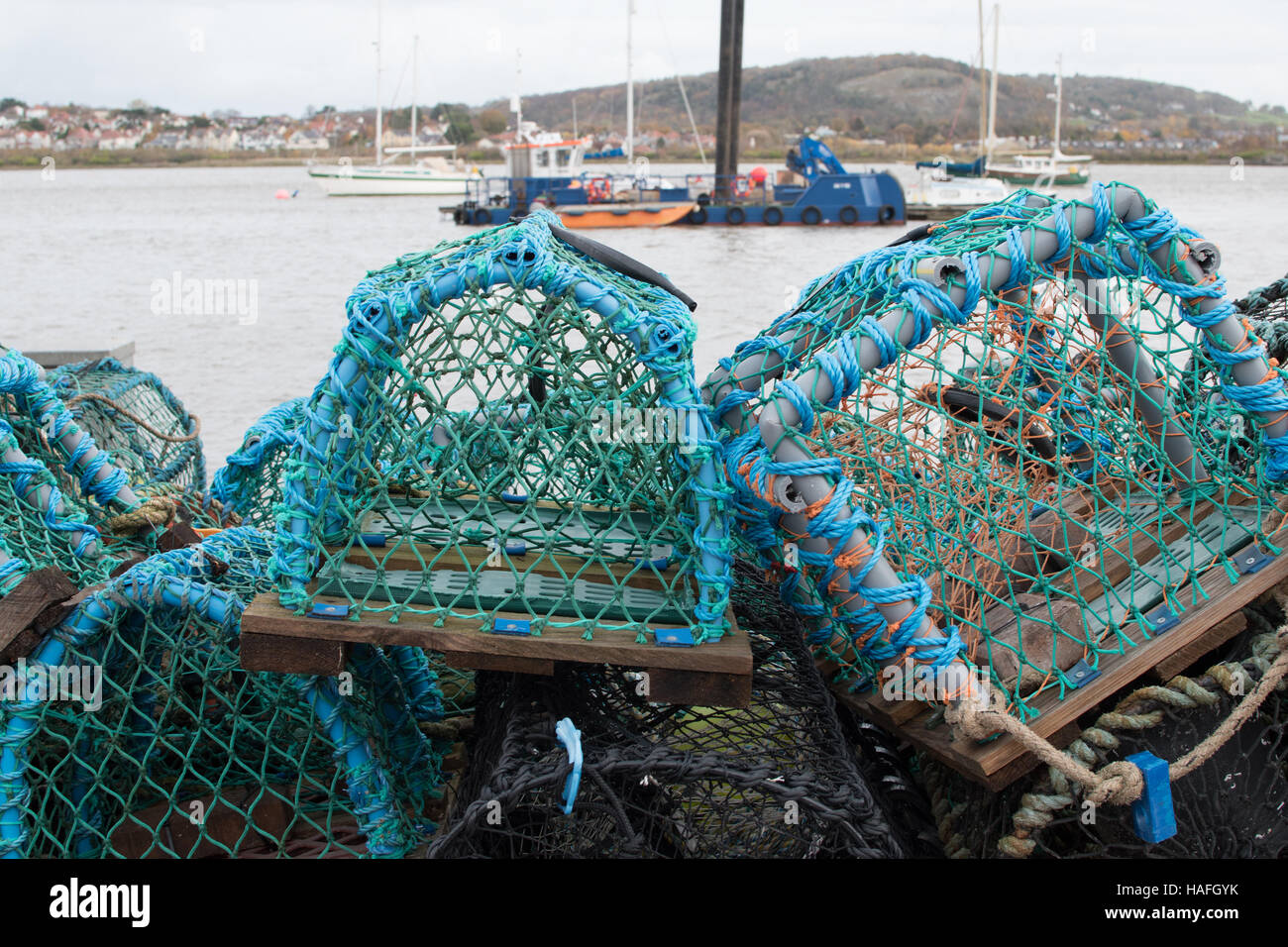 Lobster catching net hi-res stock photography and images - Alamy