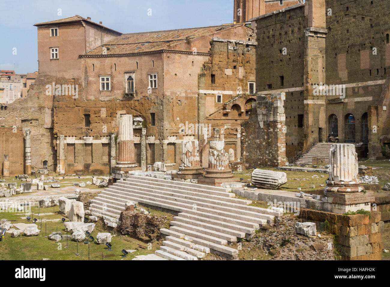 View of Roman Forum, ancient roman ruins in Rome, Italy Stock Photo - Alamy