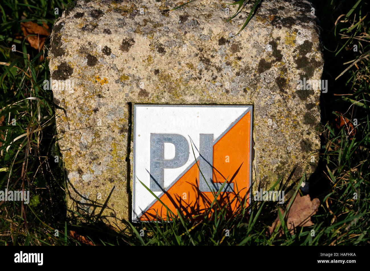 Pipeline warning sign, Pontpool, Torfaen, South Wales Stock Photo - Alamy