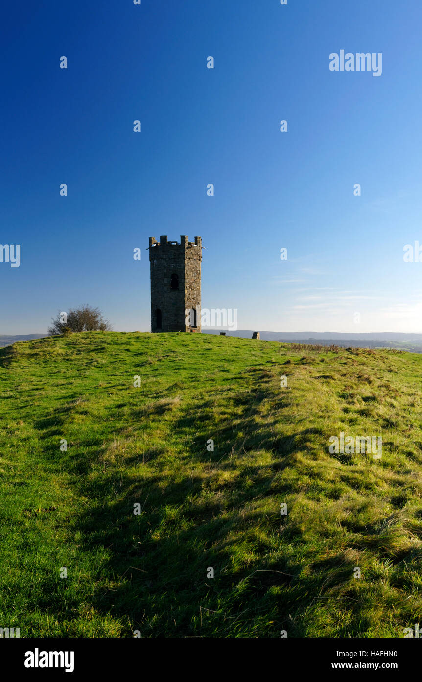 "The Folly" on hillside above Pontypool, South Wales Stock Photo - Alamy