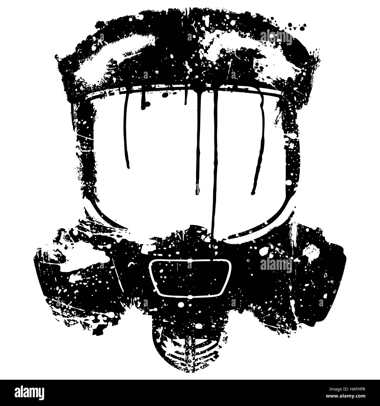 gas mask splash effect Stock Vector Image & Art - Alamy
