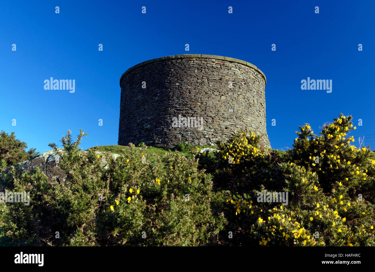 Tower known as "Billy Wynt" on the top of Y Graig hill, Llantrisant ...