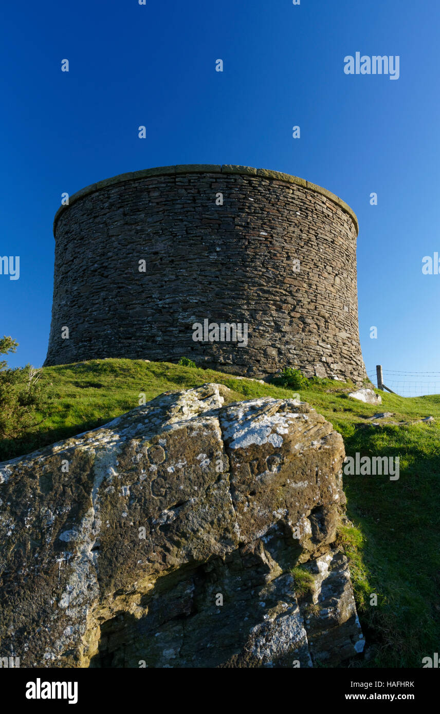 Tower known as "Billy Wynt" on the top of Y Graig hill, Llantrisant ...