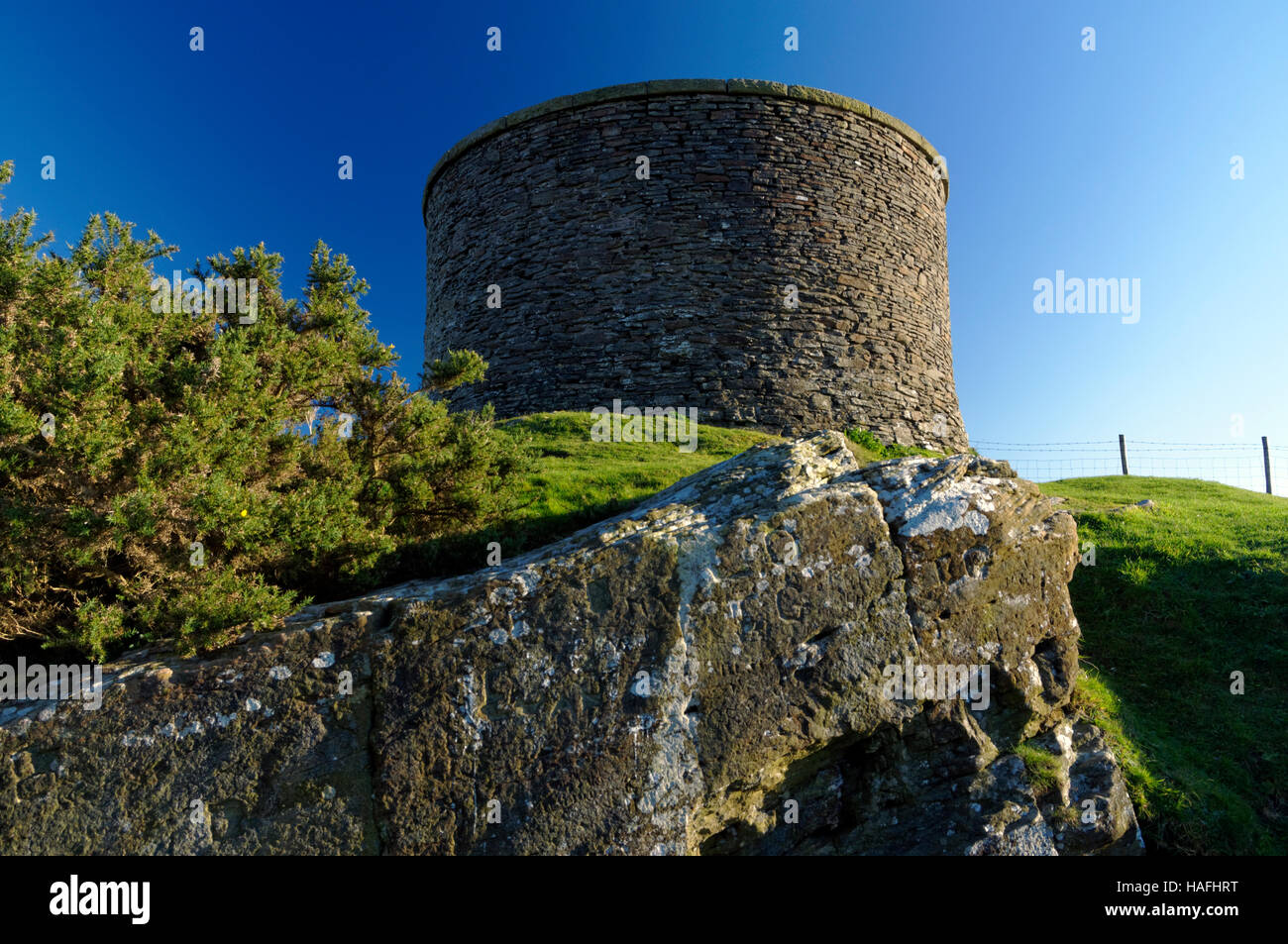 Tower known as "Billy Wynt" on the top of Y Graig hill, Llantrisant ...