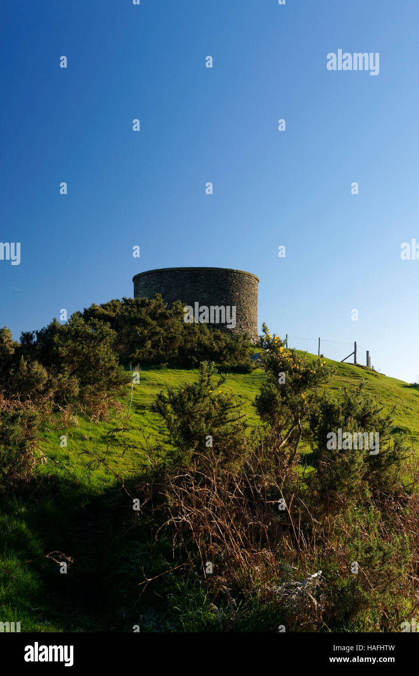 Tower known as "Billy Wynt" on the top of Y Graig hill, Llantrisant ...