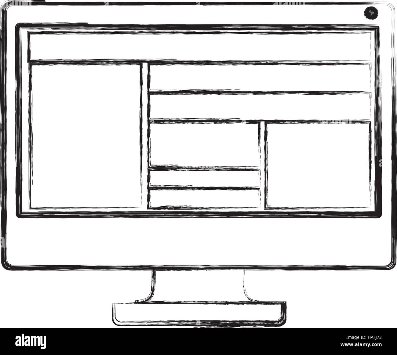 Computer icon. Device gadget technology and electronic theme. Isolated ...