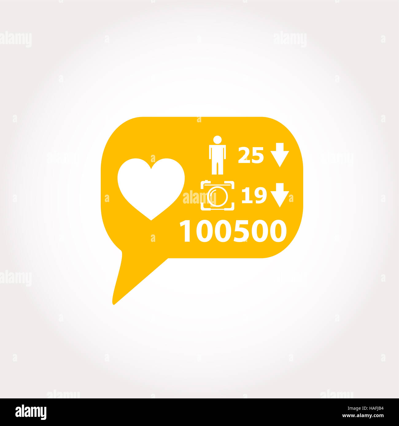 comment icons isolated on white background, like counter notification ...