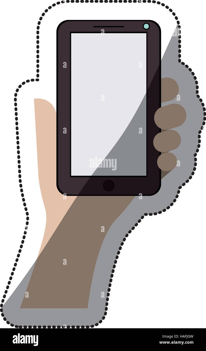 Smartphone icon. Device gadget technology and electronic theme ...