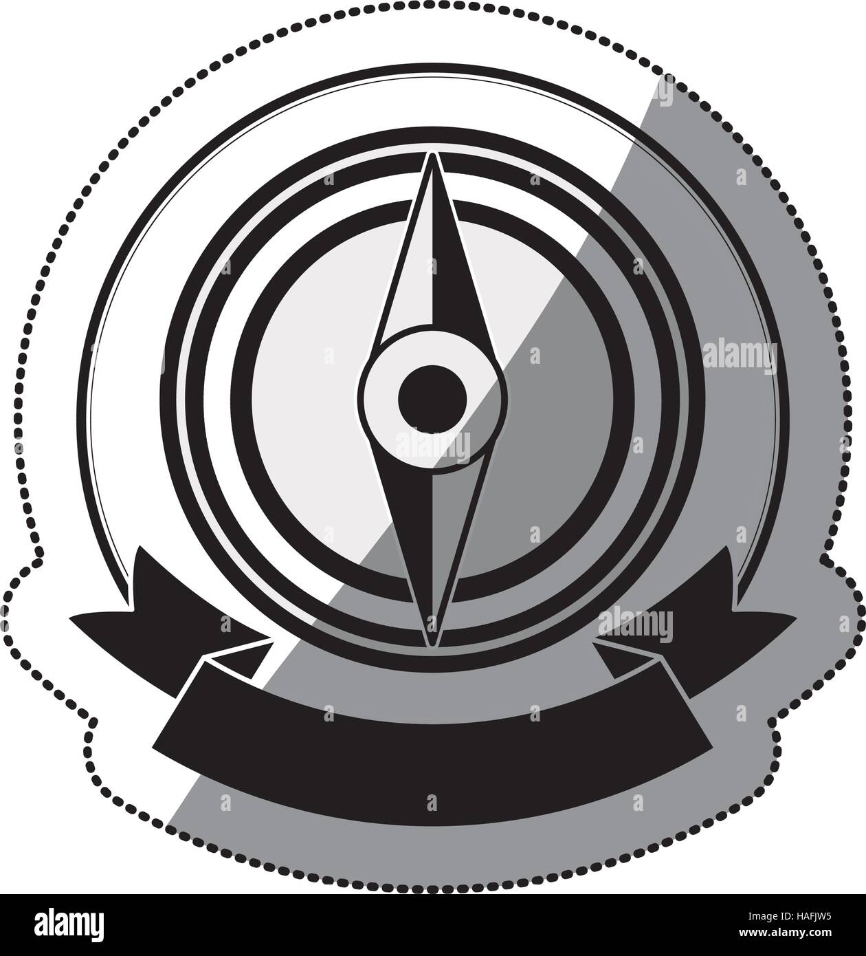 Compass icon. Instrument tool navigation location and object theme ...