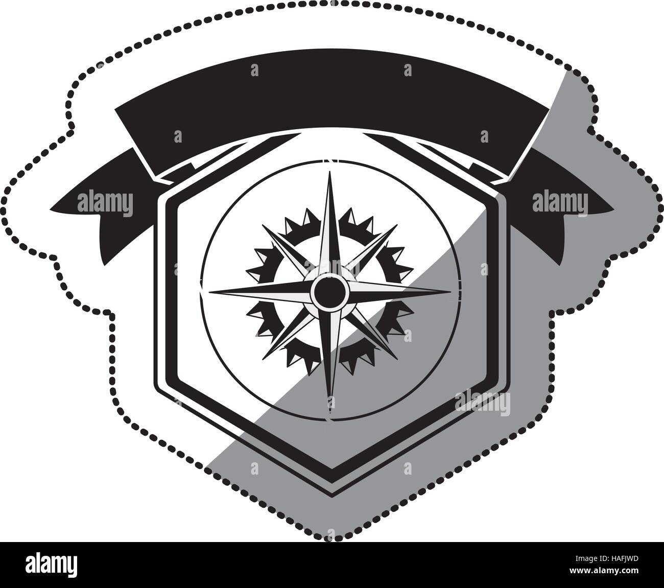 Compass icon. Instrument tool navigation location and object theme ...