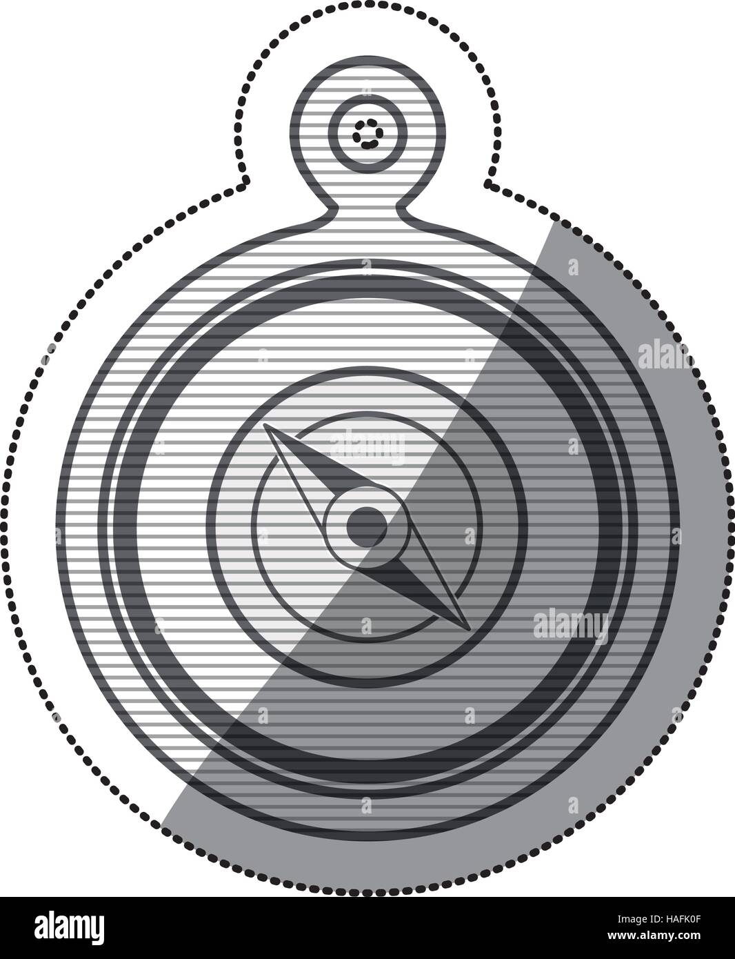 Compass Icon Instrument Tool Navigation Location And Object Theme Isolated Design Vector