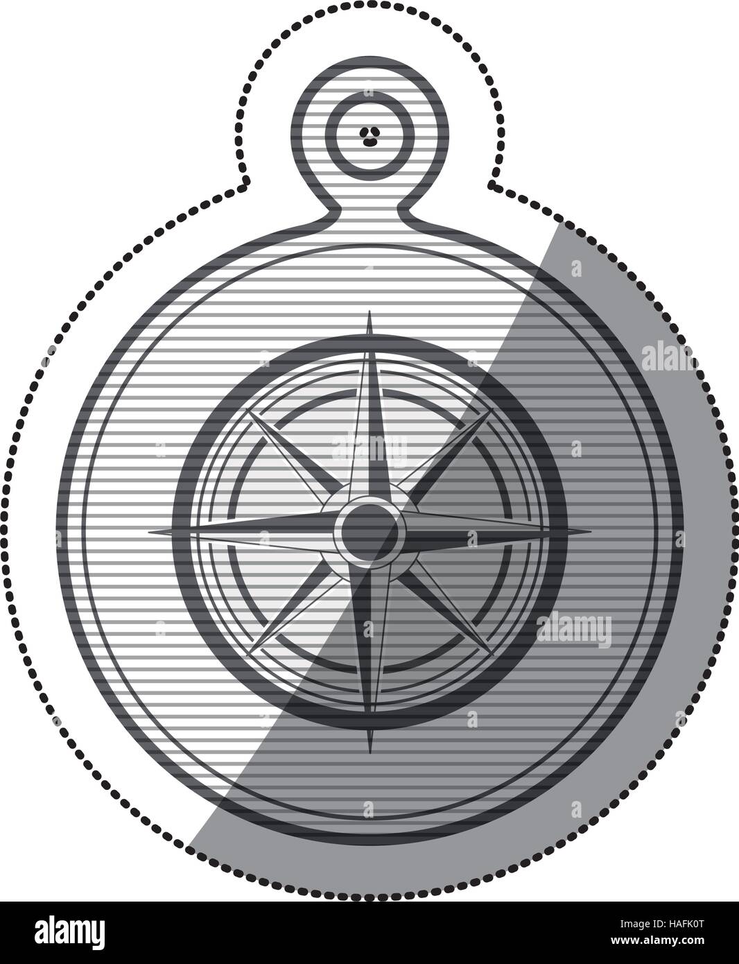 Compass Icon Instrument Tool Navigation Location And Object Theme Isolated Design Vector