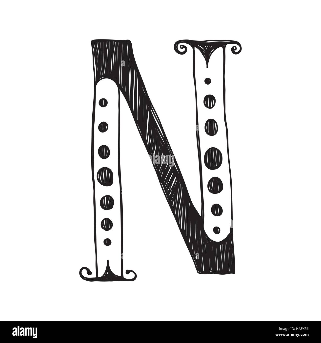 Retro style letter a Stock Vector Images - Alamy