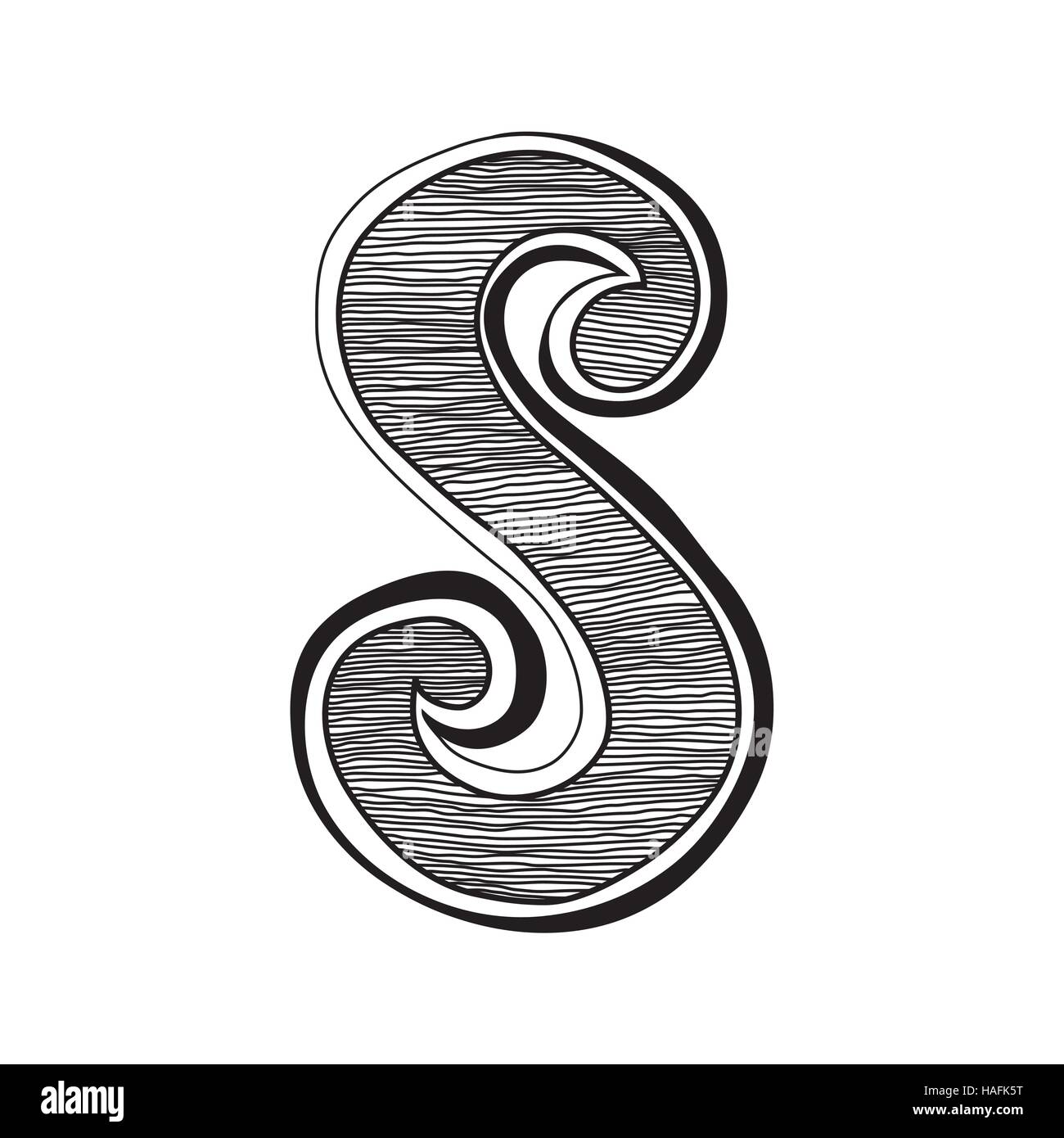 The vintage style letter S Stock Vector Image & Art - Alamy