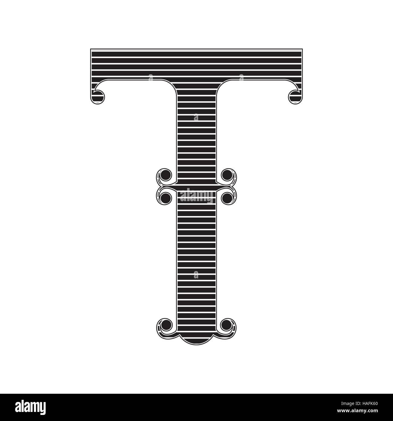 Gothic retro style font Cut Out Stock Images & Pictures - Alamy