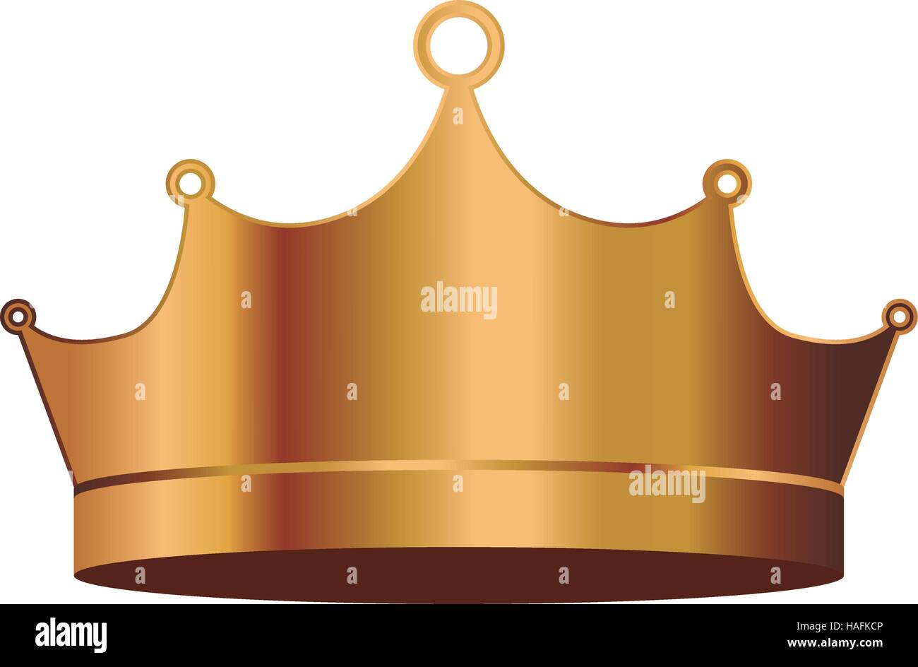 Crown Icon Royal King Queen And Luxury Theme Isolated Design Vector