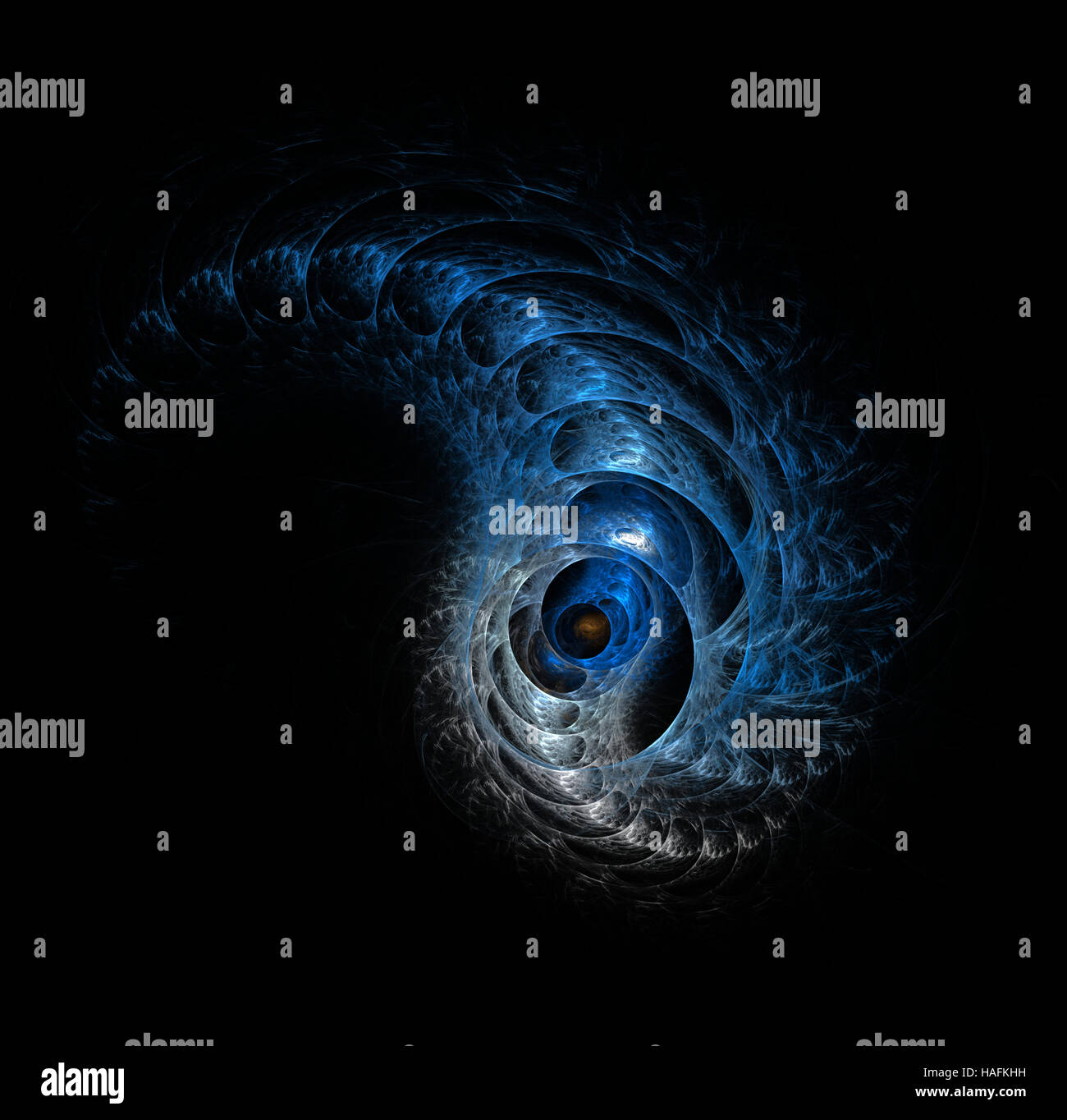 Abstract fractal 3d shape computer generated image Stock Photo - Alamy