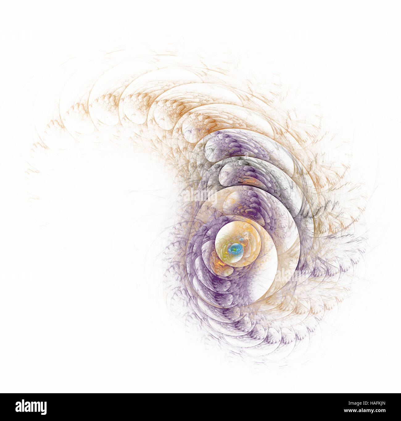 Abstract fractal 3d shape computer generated image Stock Photo - Alamy