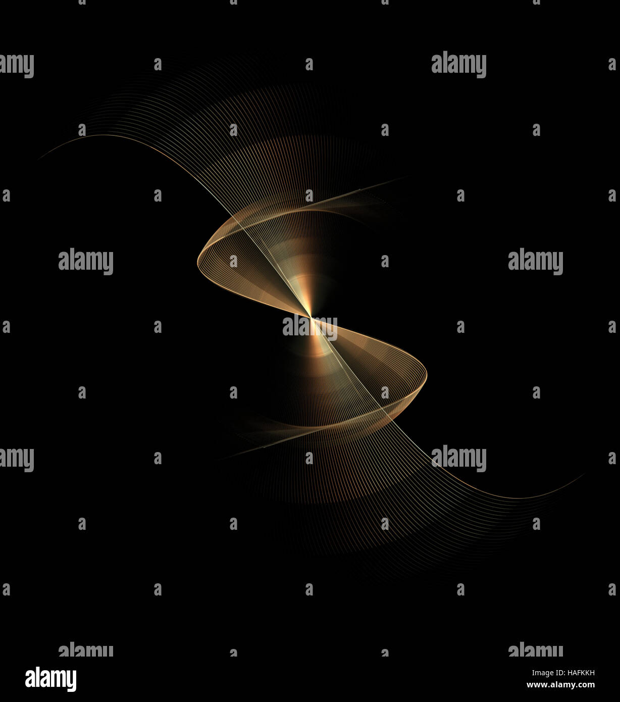 Abstract fractal rotation shape computer-generated image Stock Photo ...