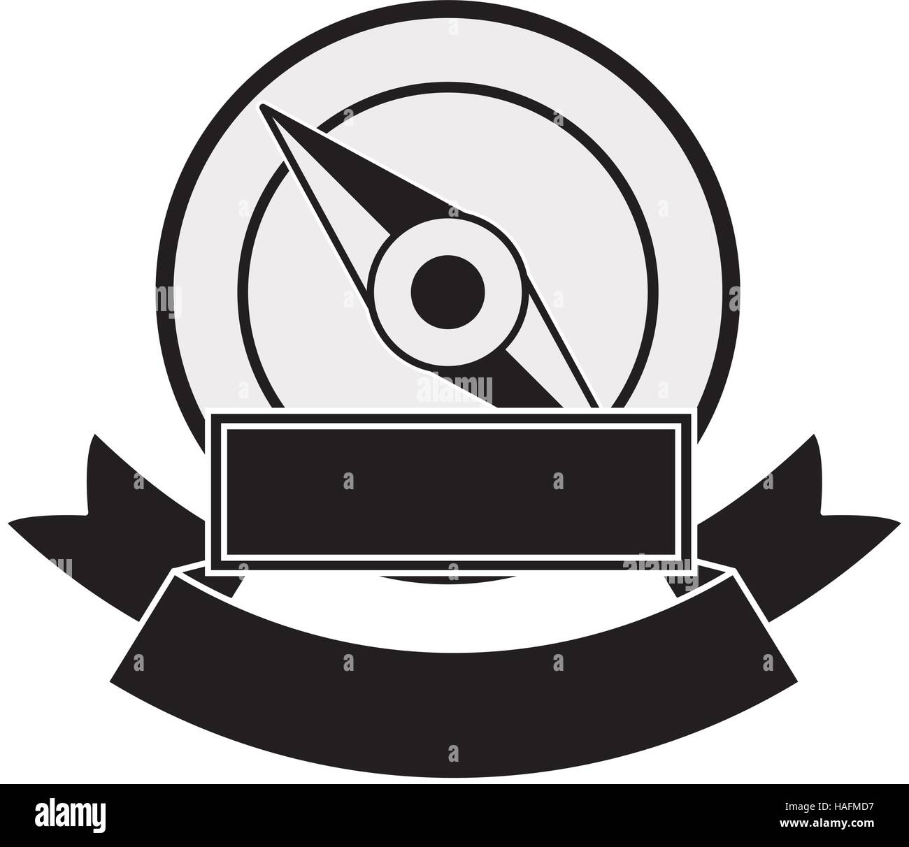 Compass icon. Instrument tool navigation location and object theme ...