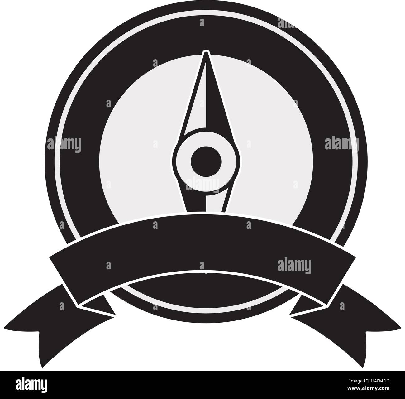 Compass icon. Instrument tool navigation location and object theme ...