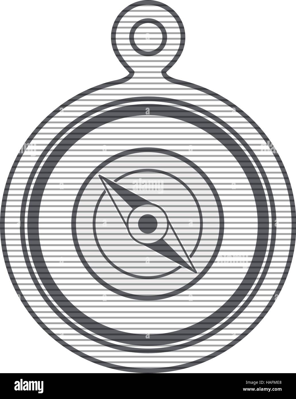 Compass Icon Instrument Tool Navigation Location And Object Theme Isolated Design Vector