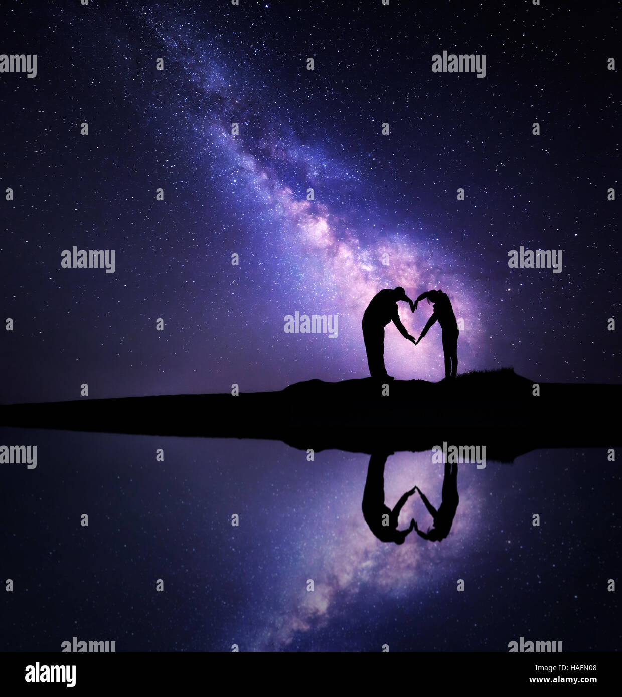 Heart In The Night Sky