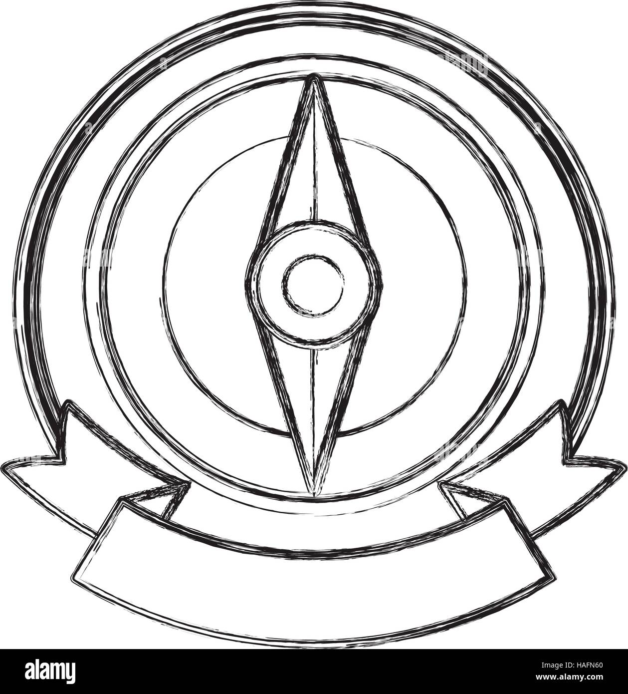 Compass icon. Instrument tool navigation location and object theme ...