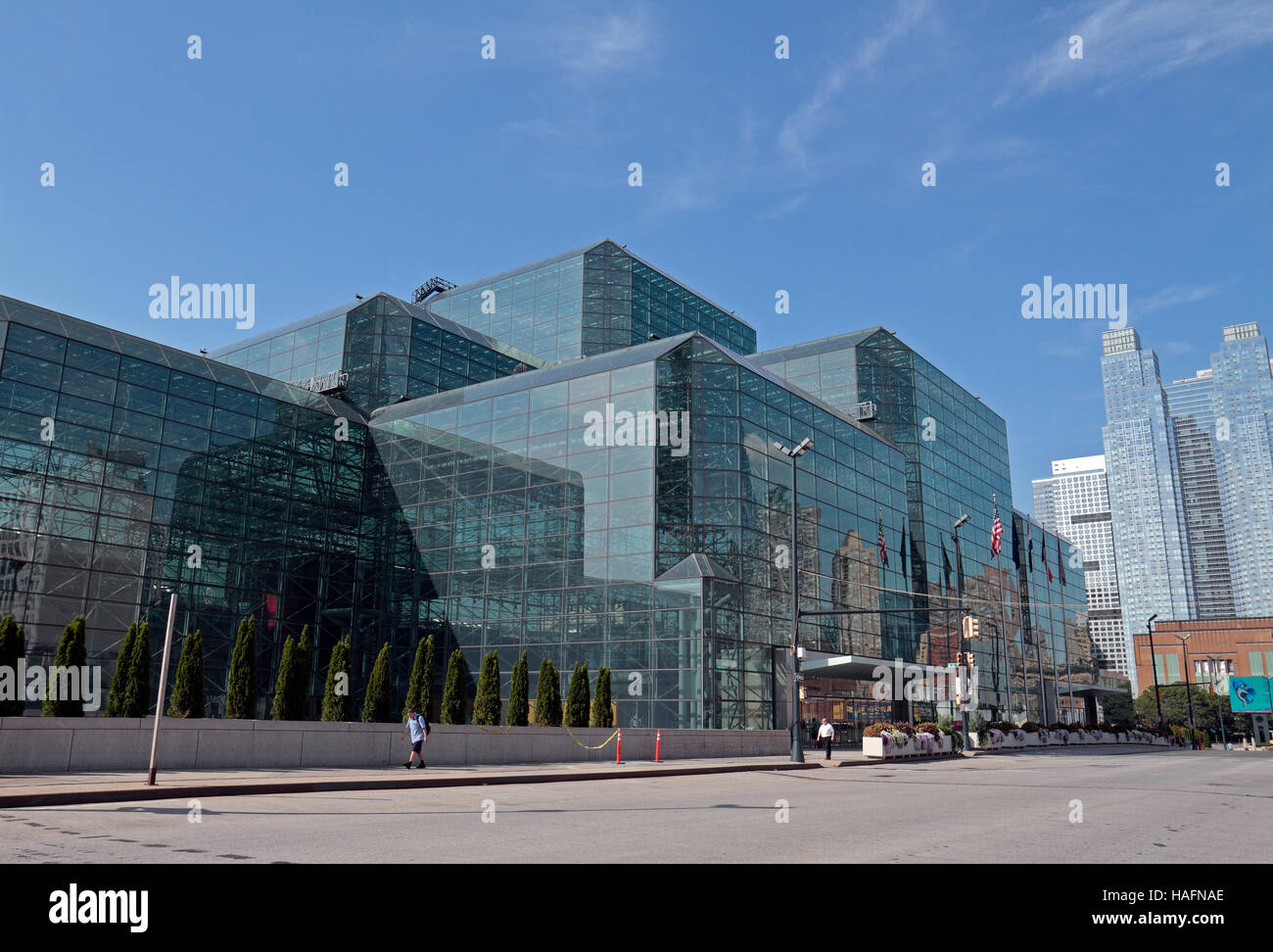 The Jacob K. Javits Convention Center (Javits Center) in Hell's Kitchen ...