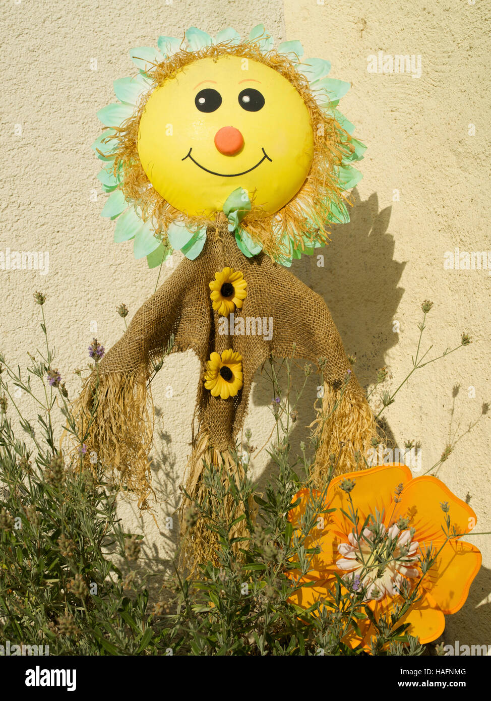Sunflower scarecrow hi-res stock photography and images - Alamy